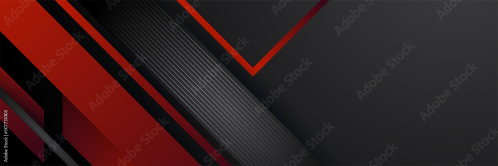 Black and red abstract banner background Stock Vector | Adobe Stock