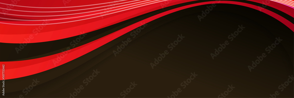 Black and red abstract banner background Stock Vector | Adobe Stock
