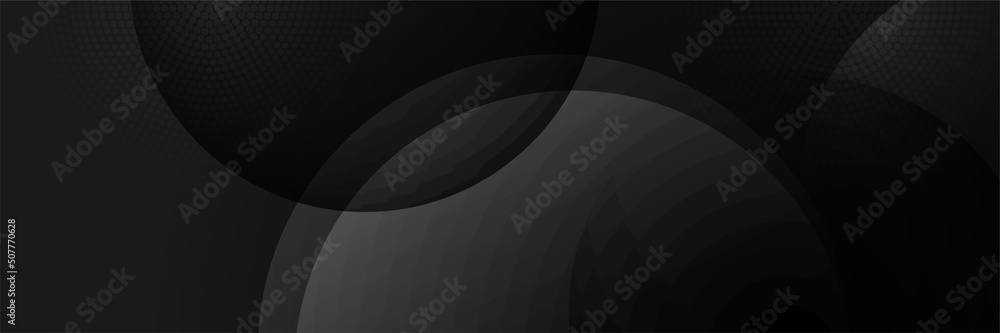 Black technology banner background Stock Vector | Adobe Stock