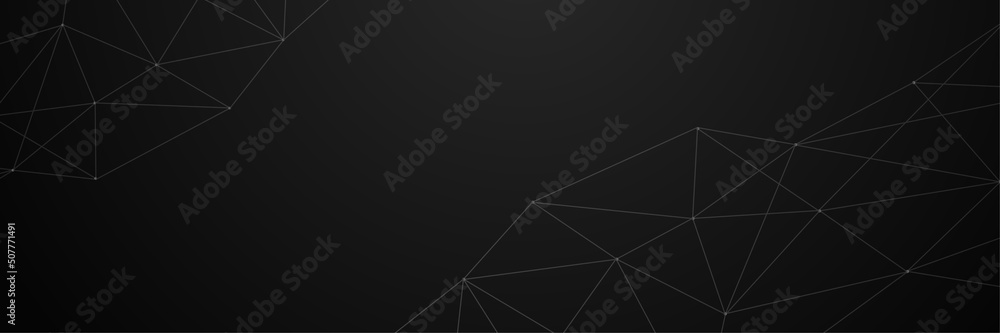 Black technology banner background Stock Vector | Adobe Stock