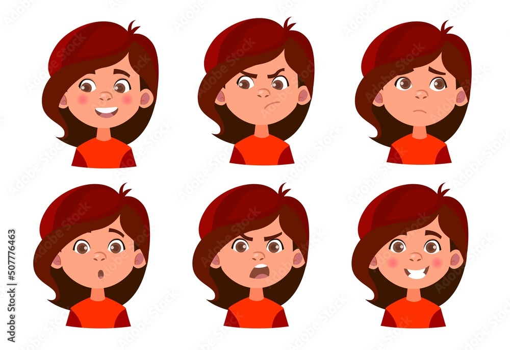 Girl Emotions Clipart at Hayley Haynes blog