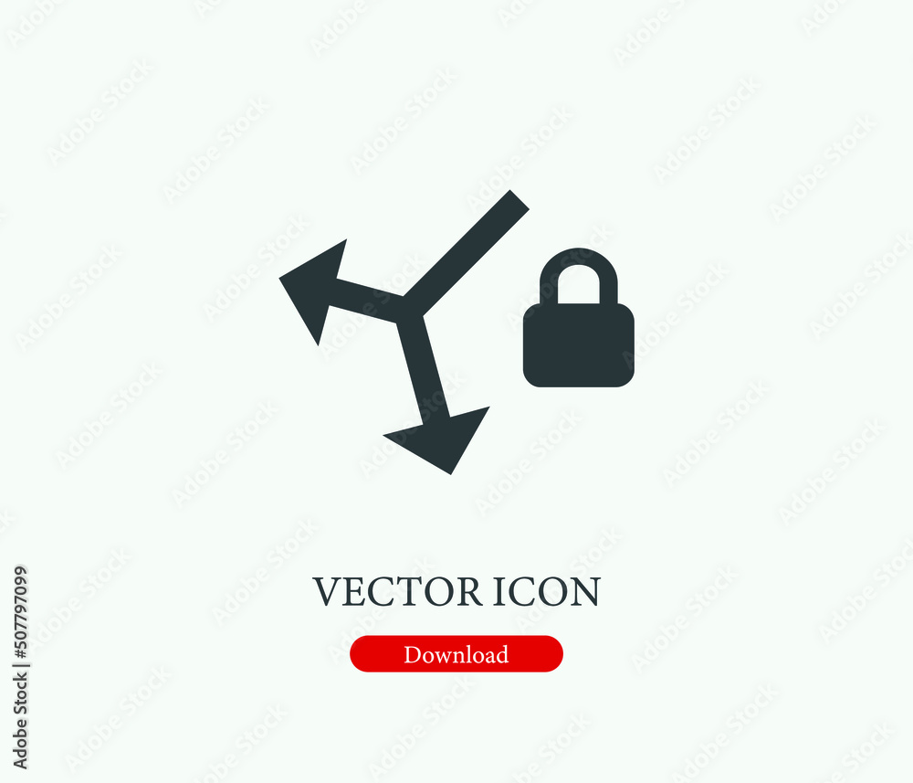 X Y arrow vector icon. Editable stroke. Symbol in Line Art Style for ...
