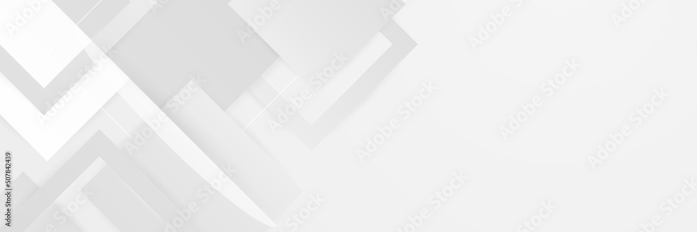 White abstract banner background Stock Vector | Adobe Stock