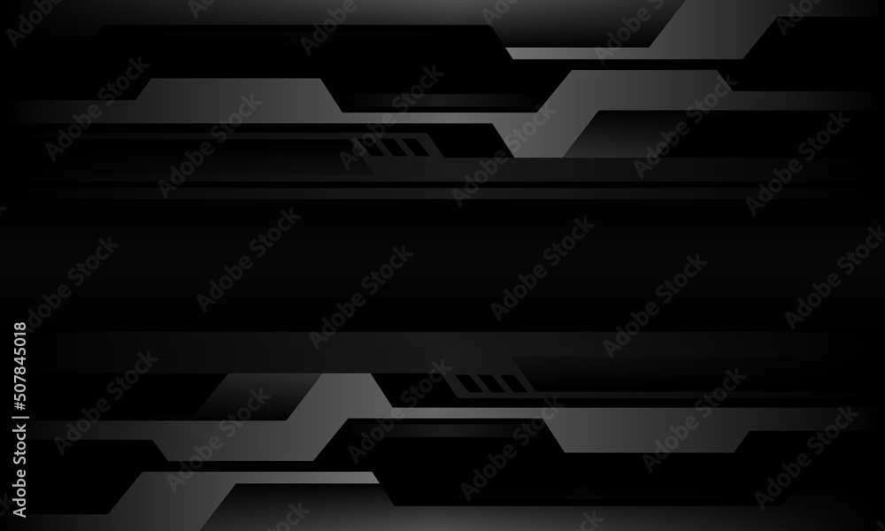 Abstract grey metallic cyber black futuristic technology design modern ...