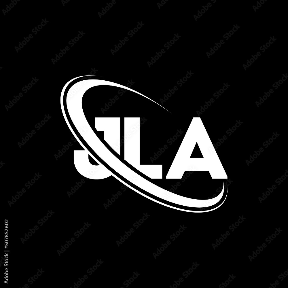 Jla Logo Jla Letter Jla Letter Logo Design Initials Jla Logo Linked With Circle And Uppercase