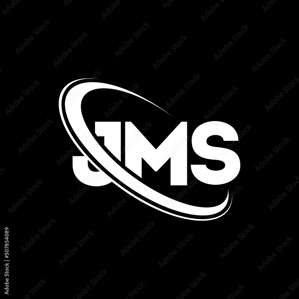 JMS logo. JMS letter. JMS letter logo design. Initials JMS logo linked ...
