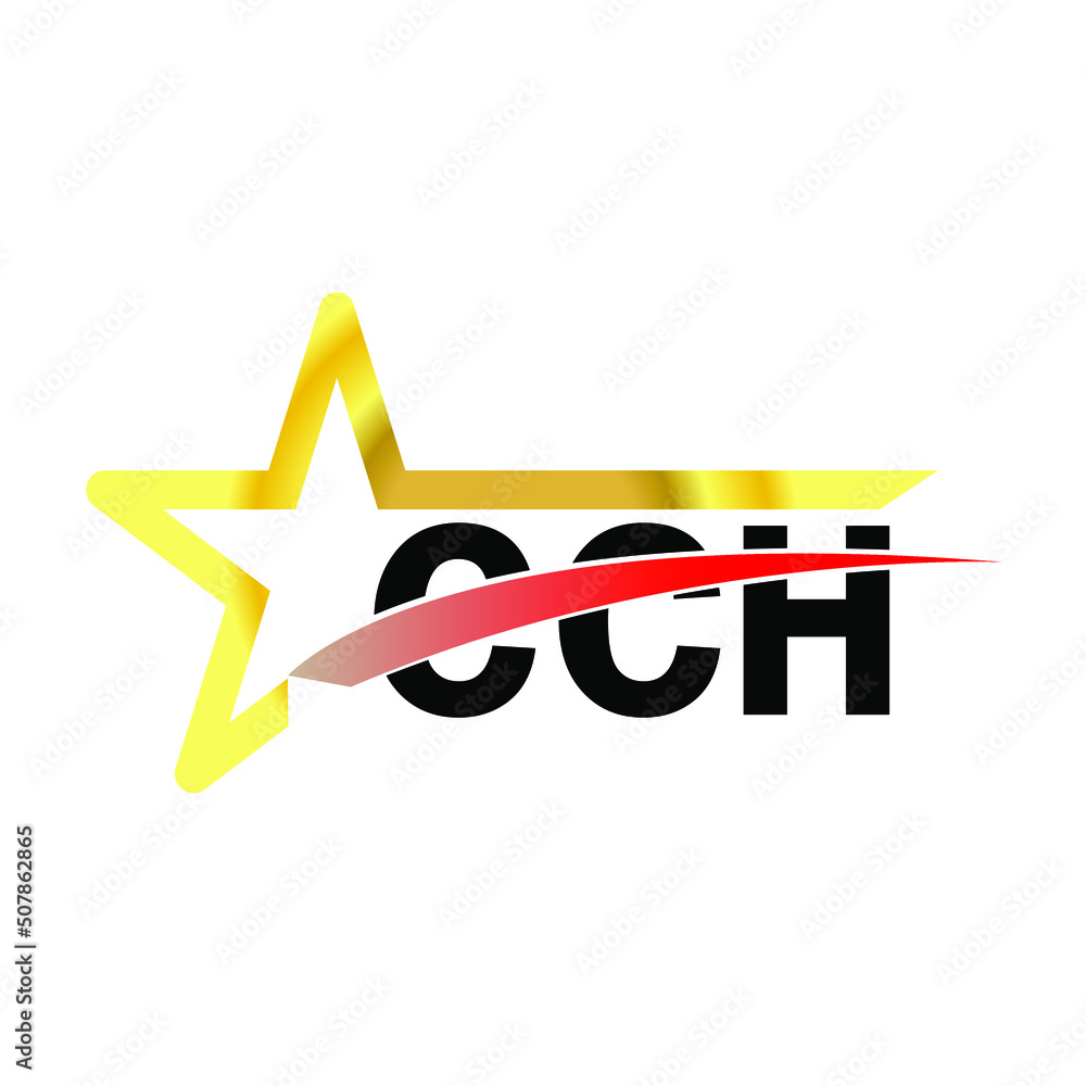 CCH letter logo design. CCH creative letter logo. simple and modern ...