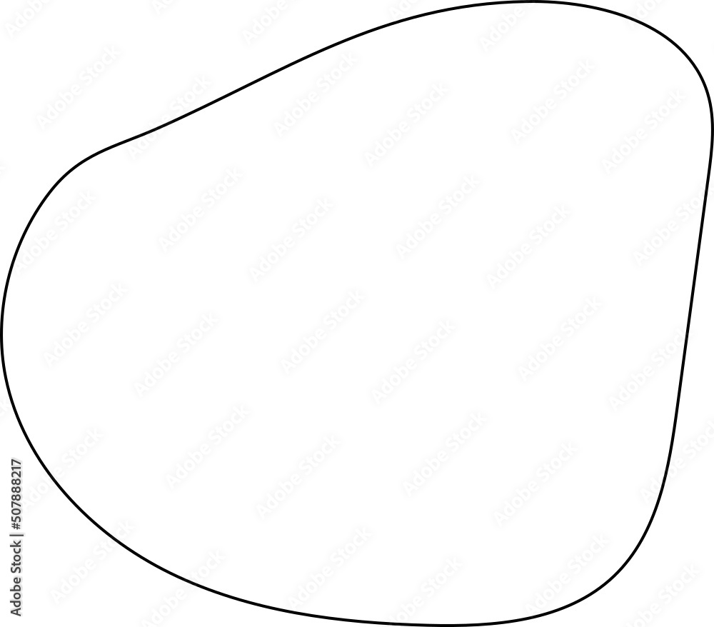 blob hand drawn line art Stock Vector | Adobe Stock