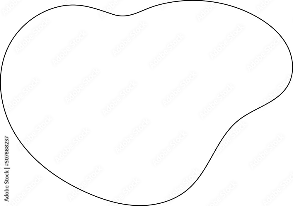 blob hand drawn line art Stock Vector | Adobe Stock