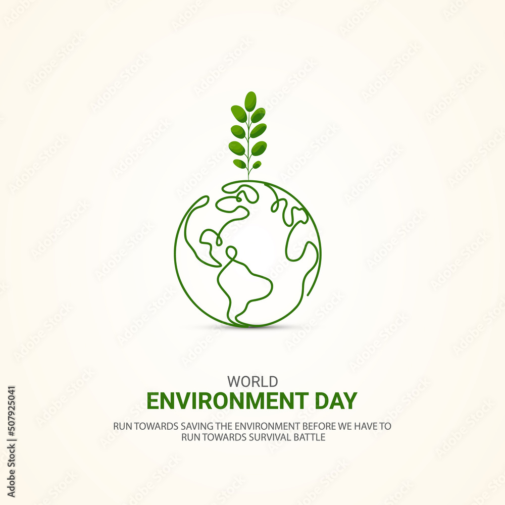 World Environment day, Creative Concept ads design for banner and ...