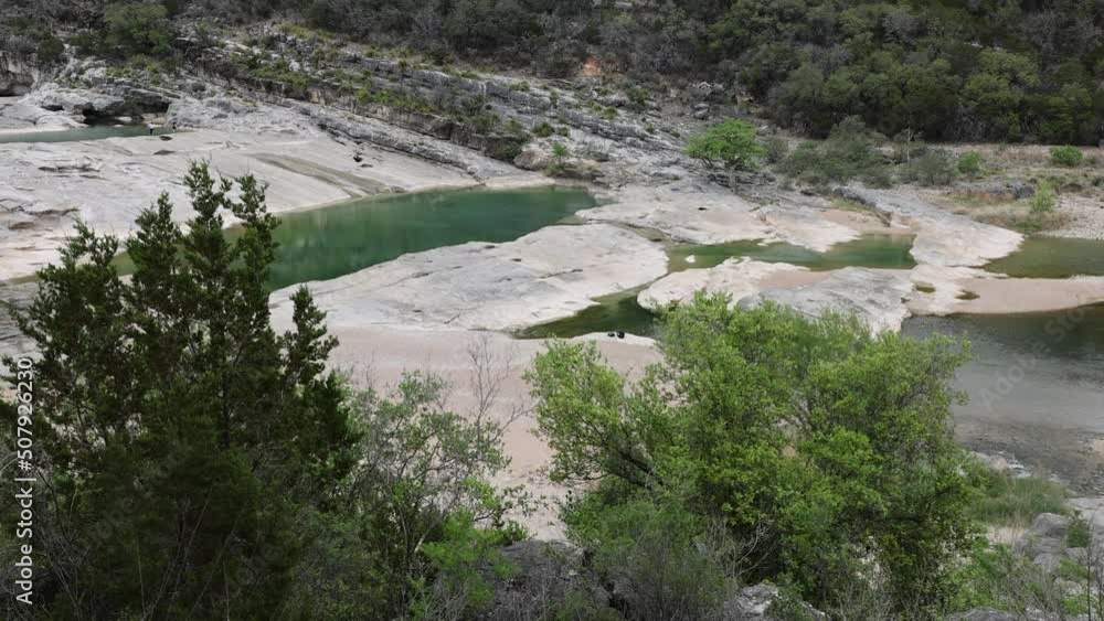 Pedernales Falls Park Texas river pools. Pedernales River for hiking ...