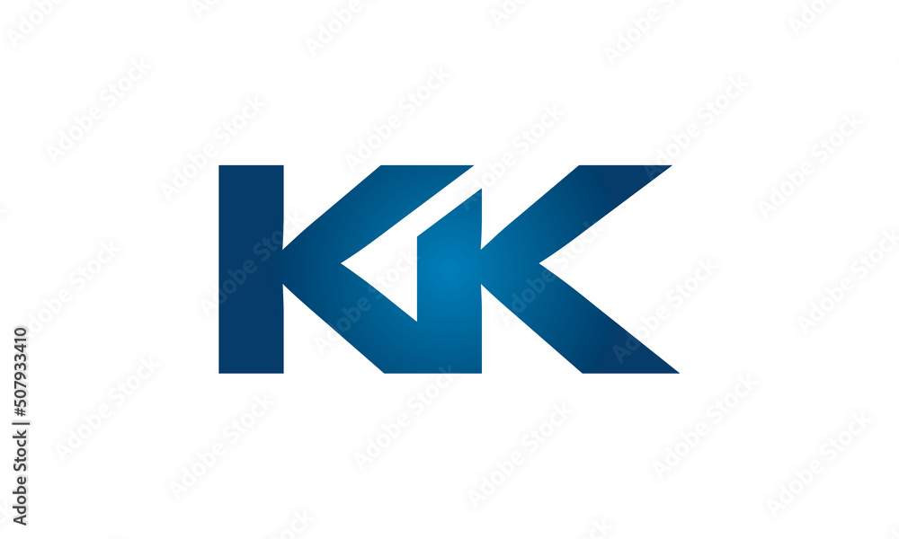 KK linked letters logo icon Stock Vector | Adobe Stock