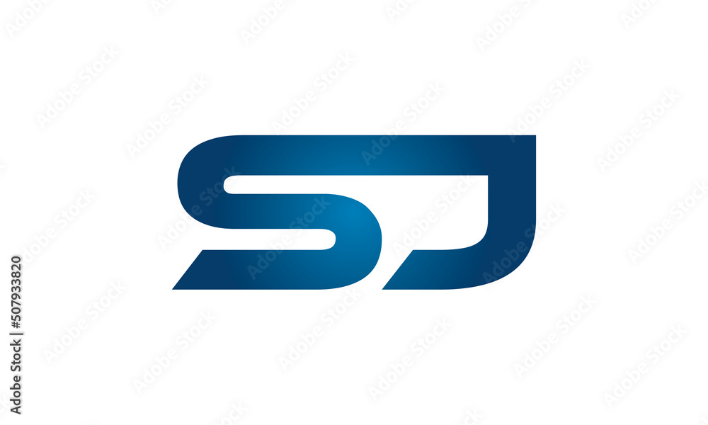 SJ linked letters logo icon Stock Vector | Adobe Stock
