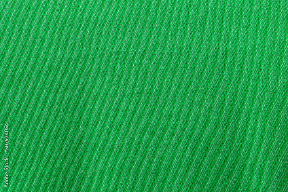Green color fabric cloth polyester texture and textile background ...