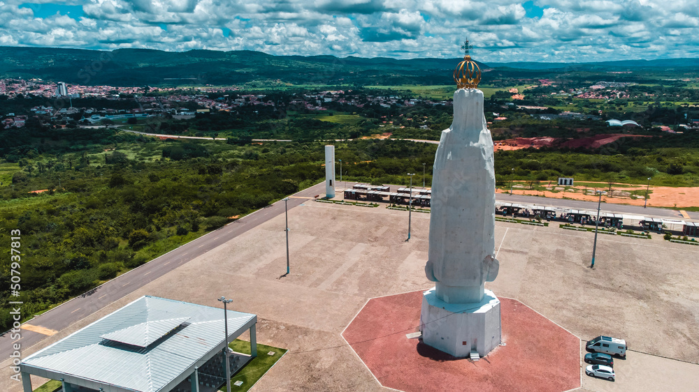 Crato Estátua Nossa Senhora de Fátima Religião Católica Turismo Cariri ...