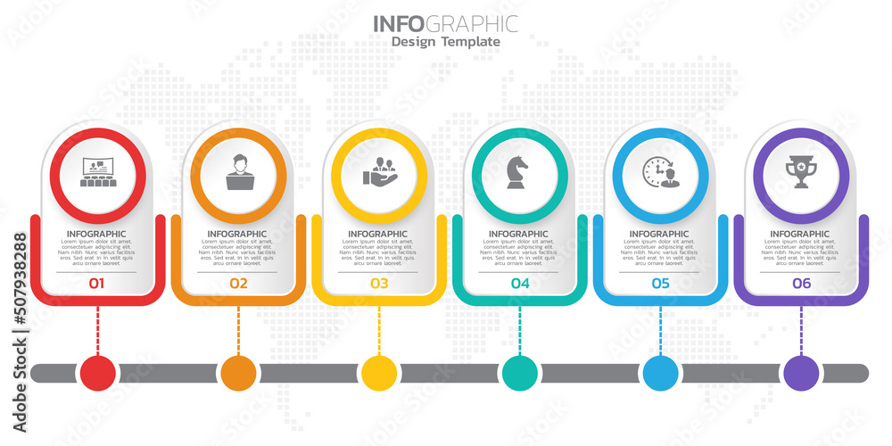 Infographic elements for content, diagram, flowchart, steps, parts ...
