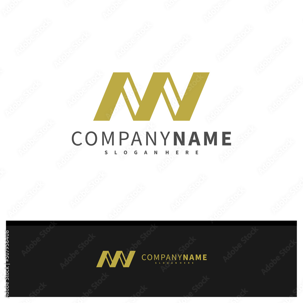 Letter MW logo design vector, Creative MW logo concepts template ...