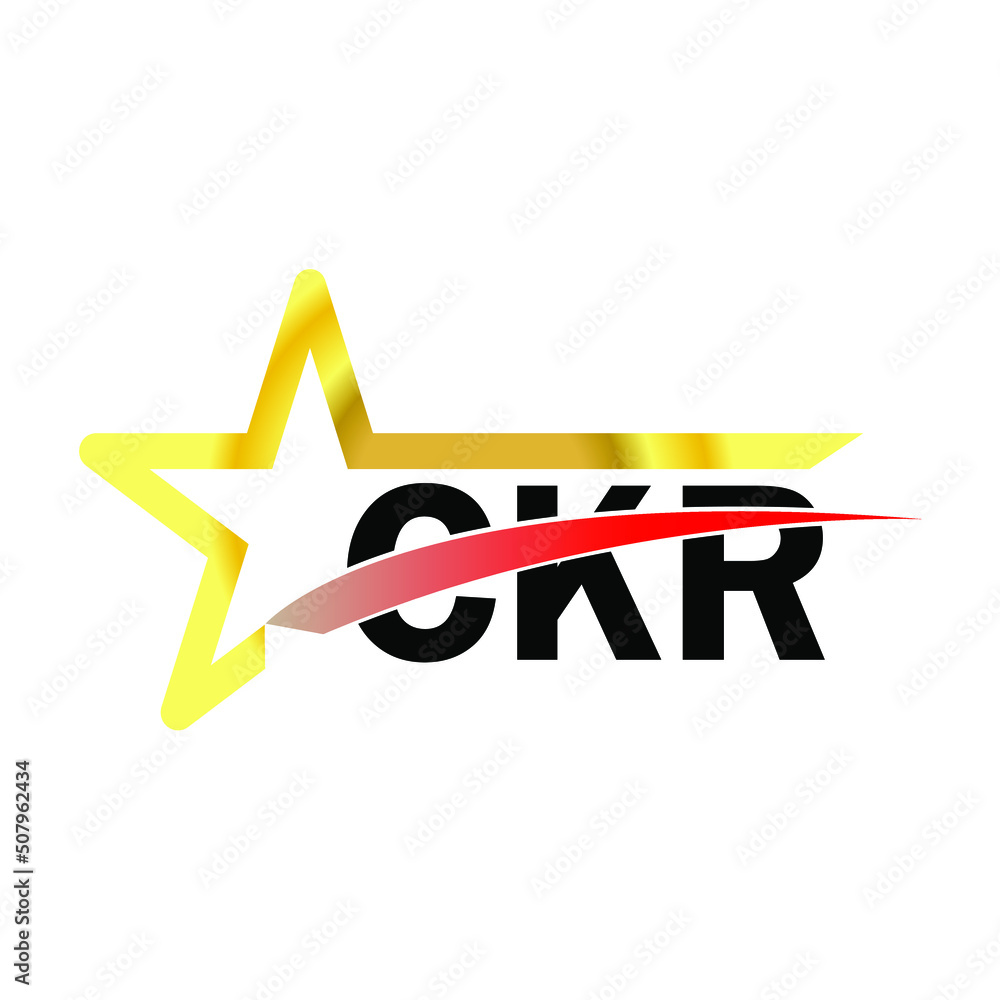 CKR letter logo design. CKR creative letter logo. simple and modern ...