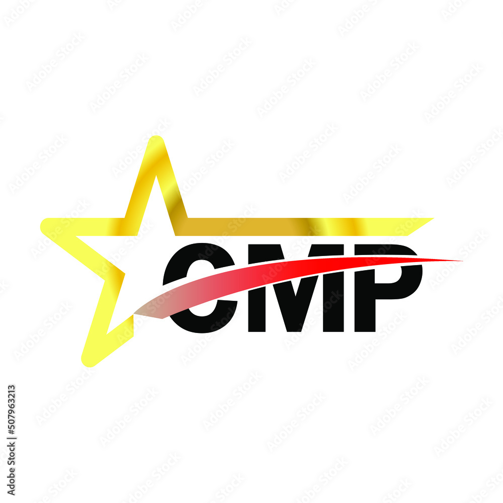 CMP letter logo design. CMP creative letter logo. simple and modern ...