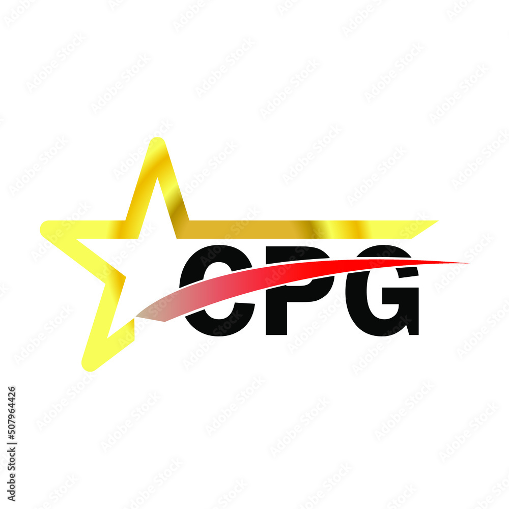 CPG letter logo design. CPG creative letter logo. simple and modern ...