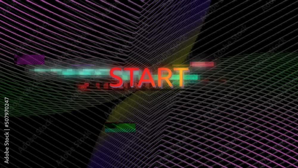 Start on an animated background. Start on an abstract animated ...