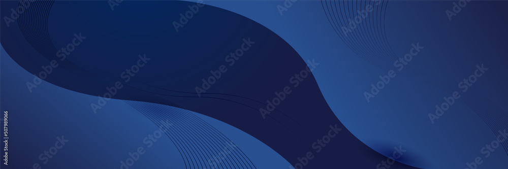Dark blue abstract banner background Stock Vector | Adobe Stock