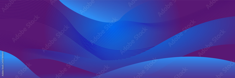 Blue and purple abstract banner background Stock Vector | Adobe Stock