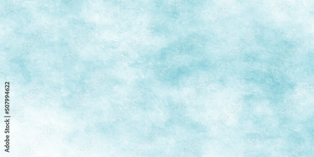 Pastel blue watercolor shaded and painted blue sky background, Bright ...