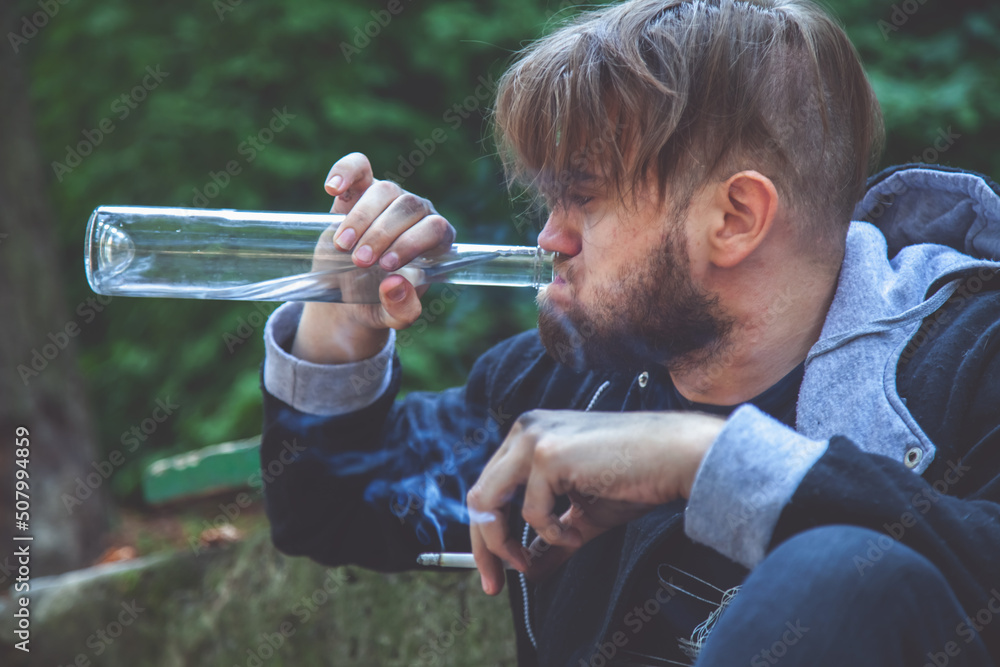 Drunk People Smoking