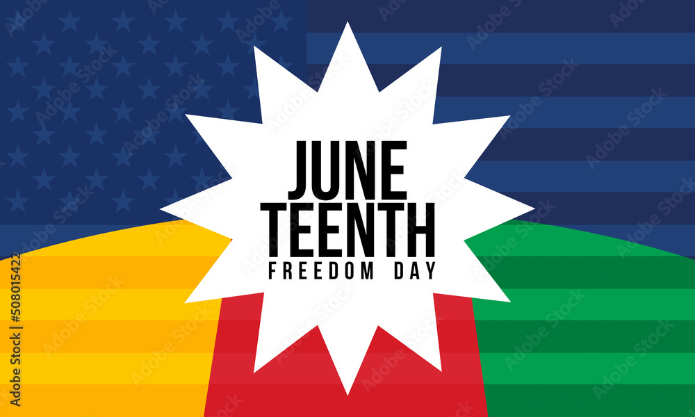 Juneteenth freedom day, celebrate freedom on June 19th over USA and ...