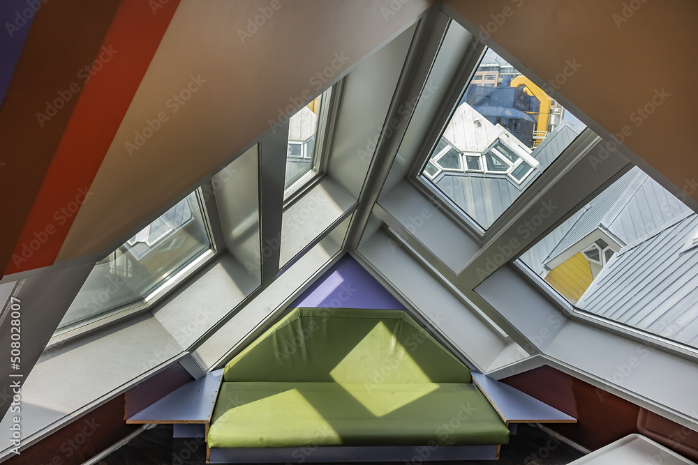 Interior of Rotterdam Innovative houses - Cube houses (Kubuswoningen ...