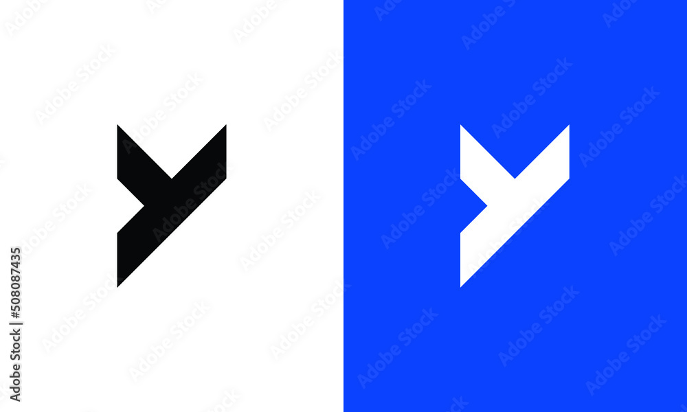 Initial Letter Y Logo For Business Stock Vector | Adobe Stock