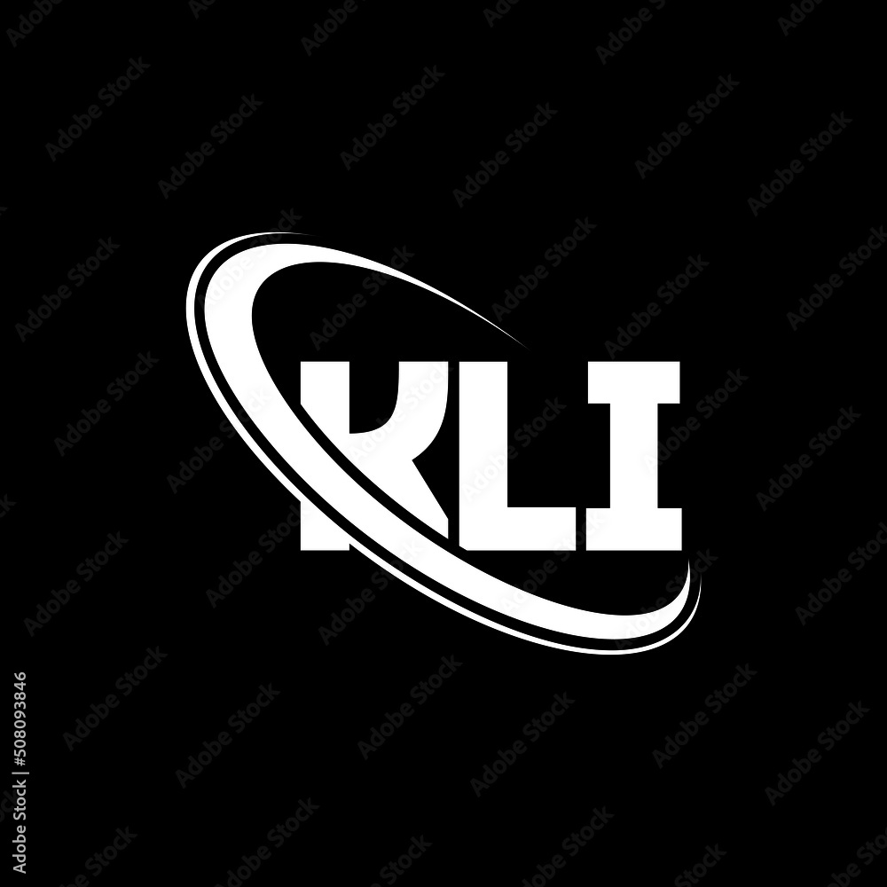 KLI logo. KLI letter. KLI letter logo design. Initials KLI logo linked ...