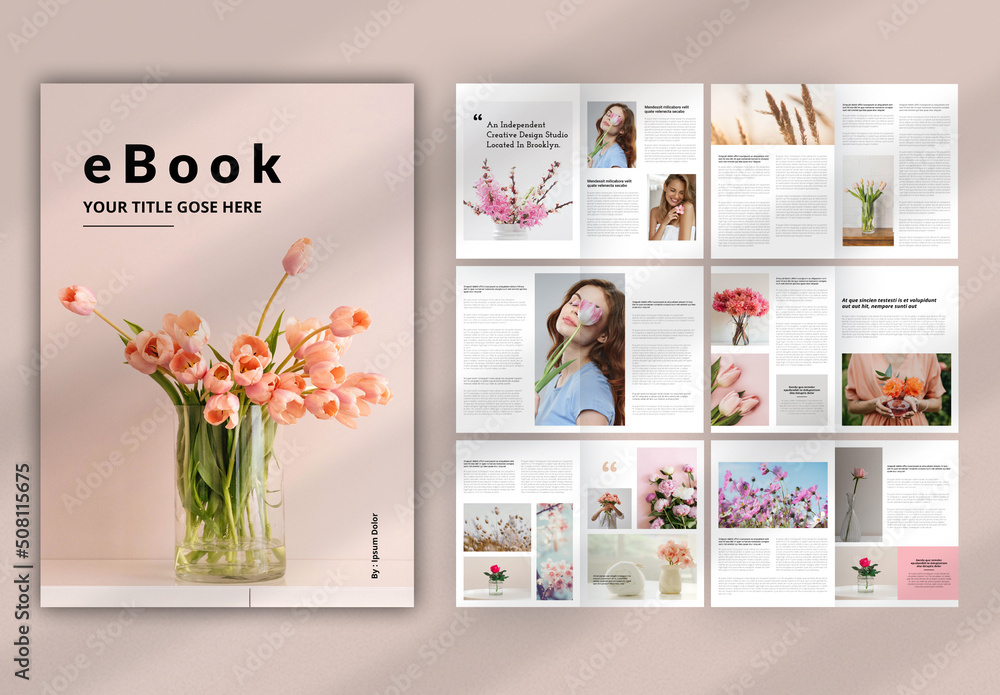 ebook Template Stock Template | Adobe Stock