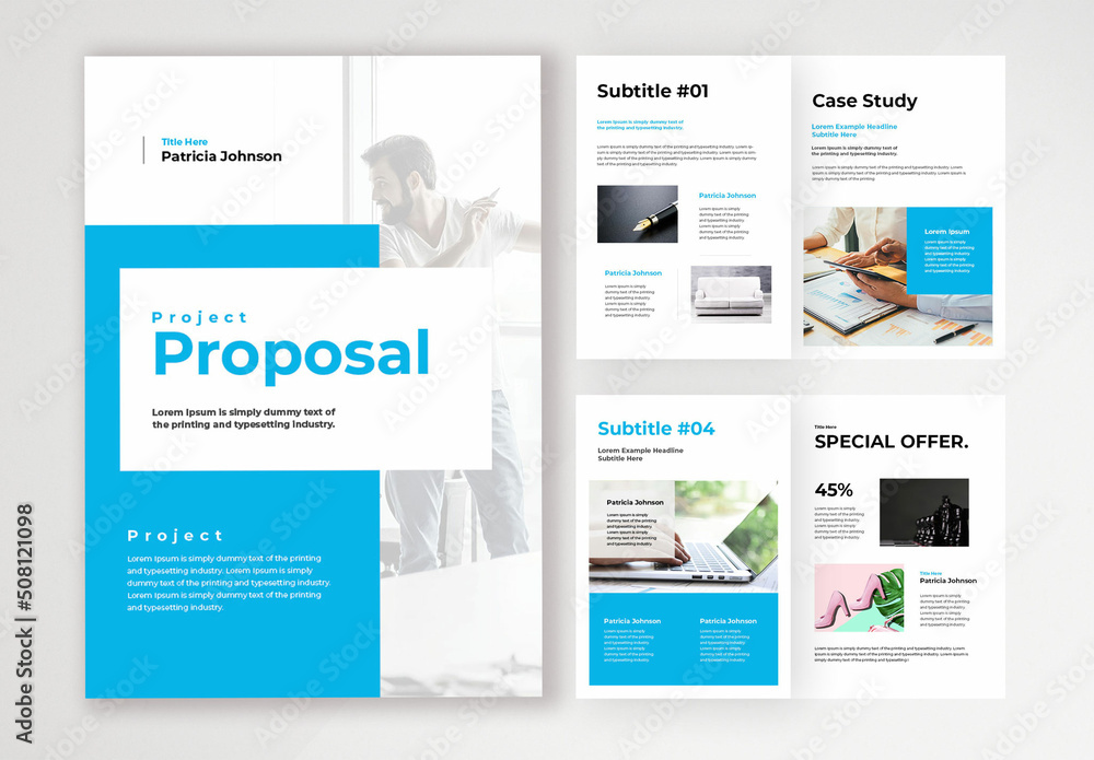 Business Proposal Layout Stock Template | Adobe Stock