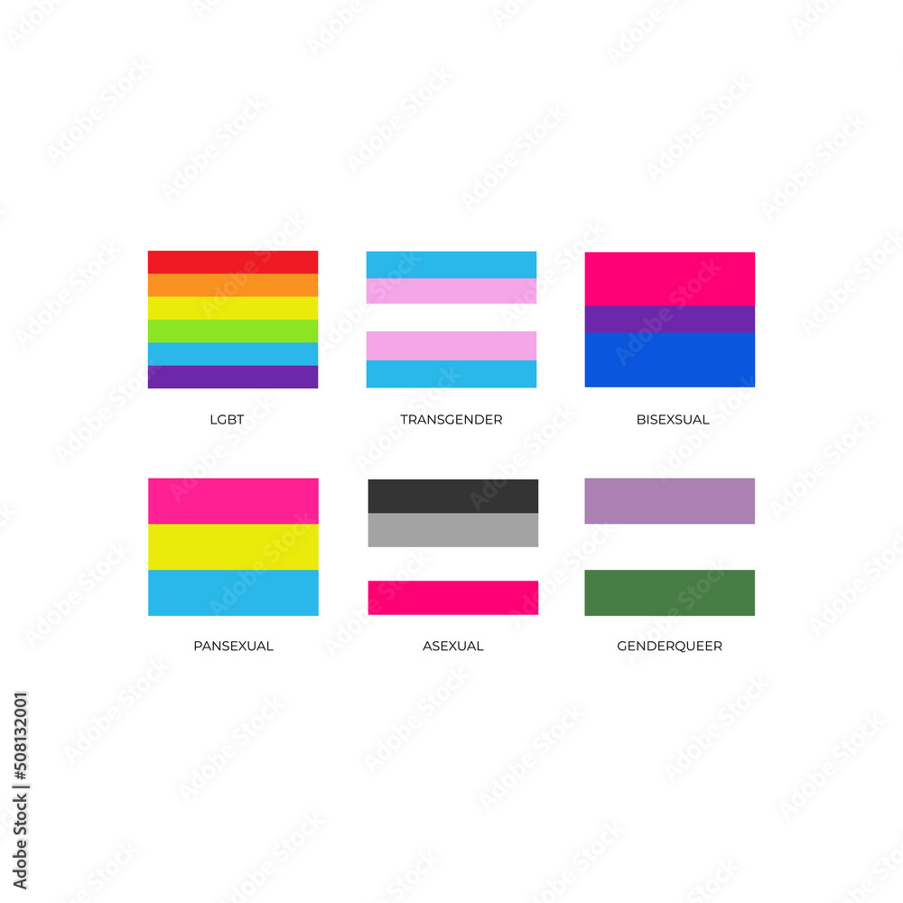 LGBT LGBTQ+ Pride Hearts and Slogans Social Media Post Template. Love ...