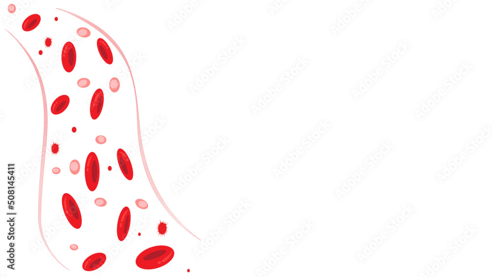 Red Blood Cell Background Stock Vector | Adobe Stock