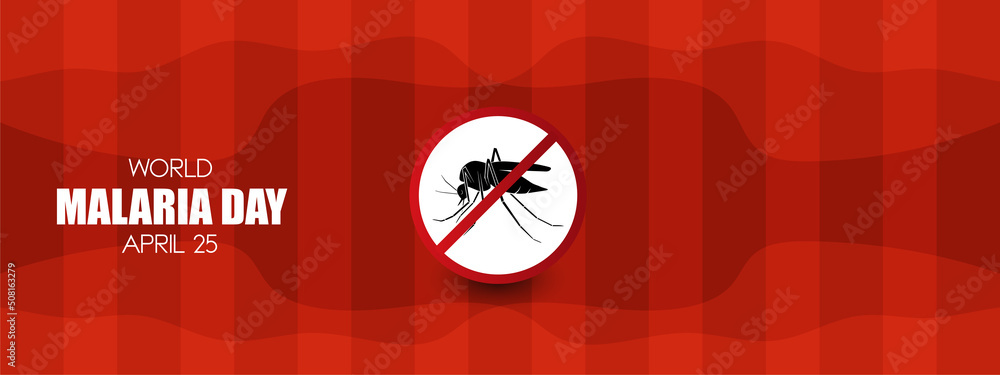 World Malaria Day Banner Design Stock Vector | Adobe Stock