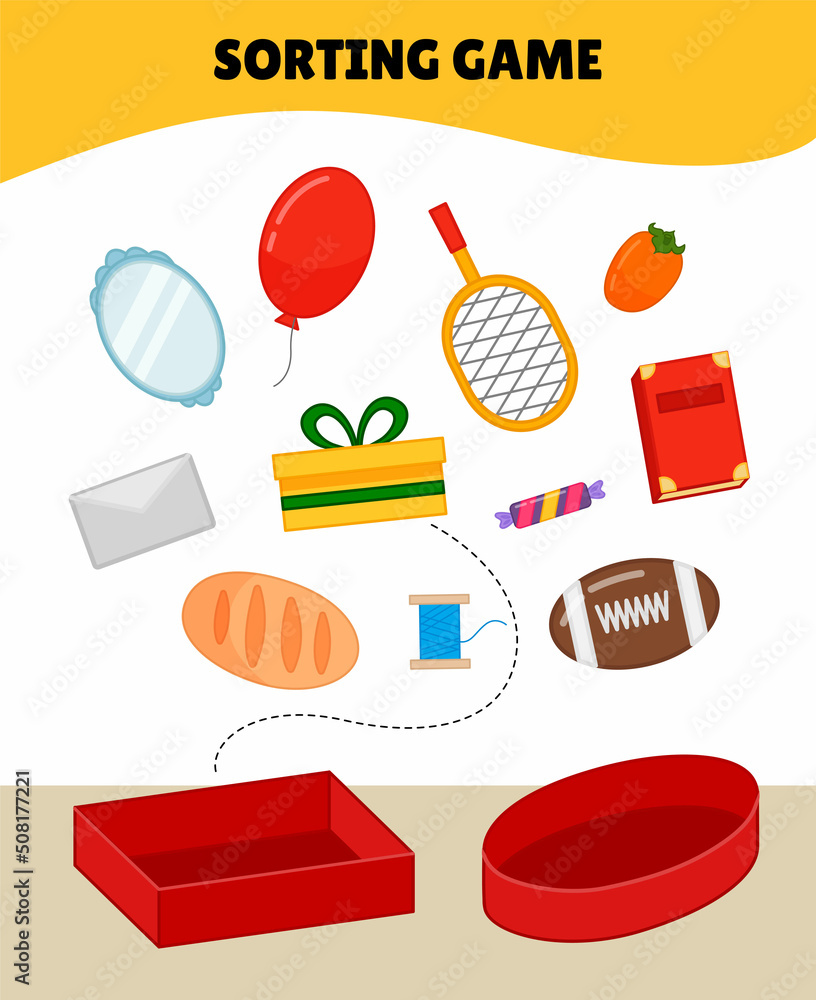 Matching children educational game. Activity for presсhool years kids ...