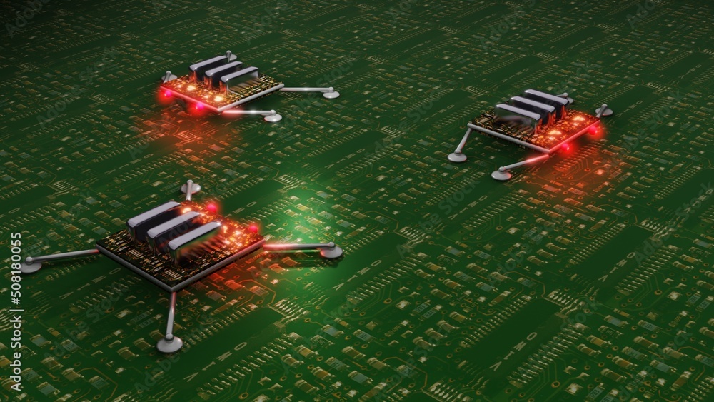 Nanobots , micro-robotics. Miniature robots repairing technology. Tiny ...