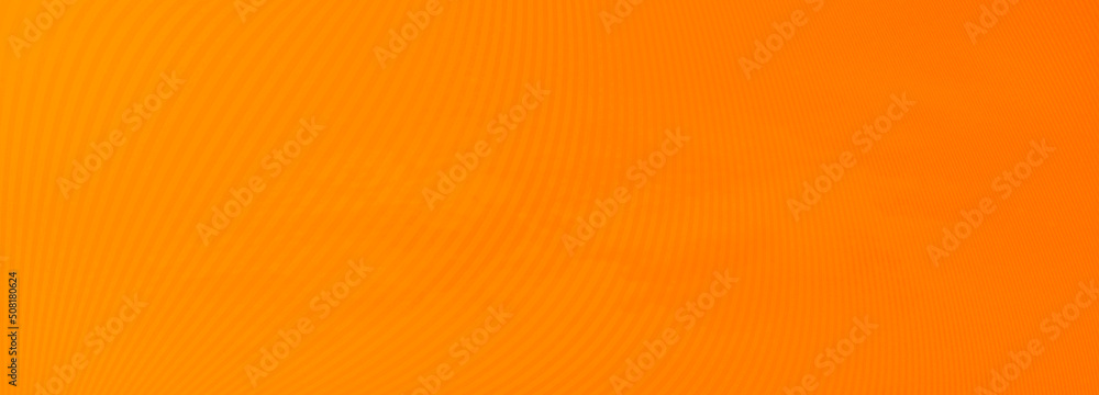 Orange gradient background blank. Horizontal banner or wallpaper ...