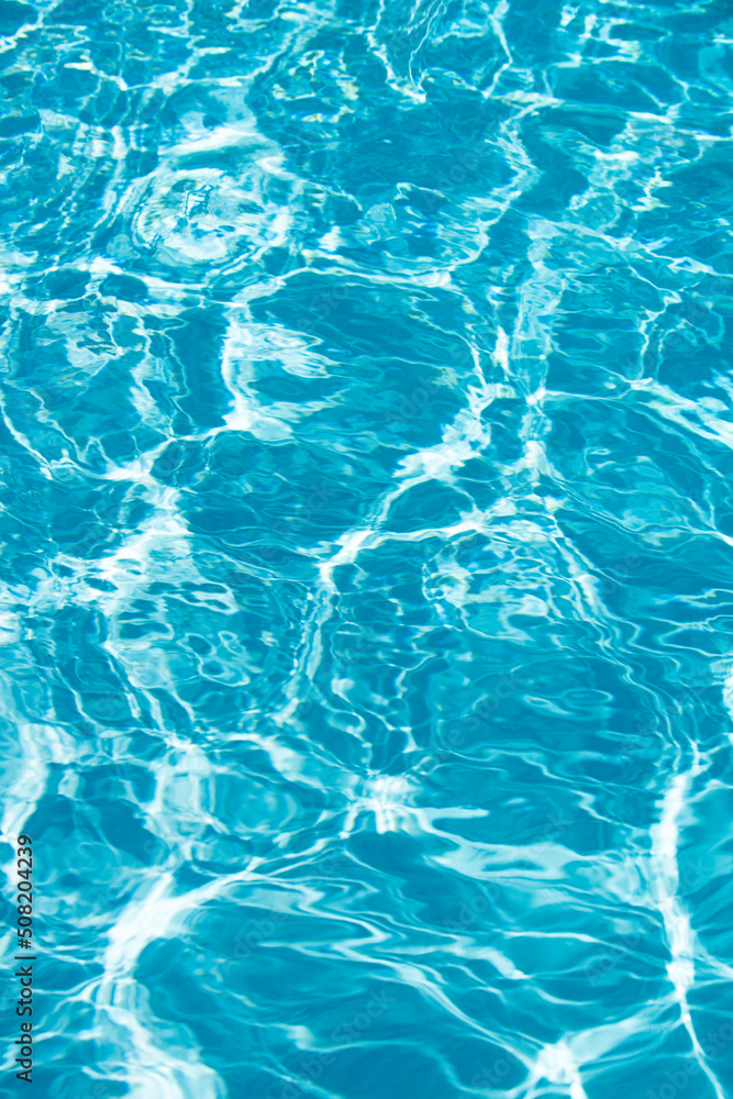 Pool water background, blue wave abstract or rippled water texture ...