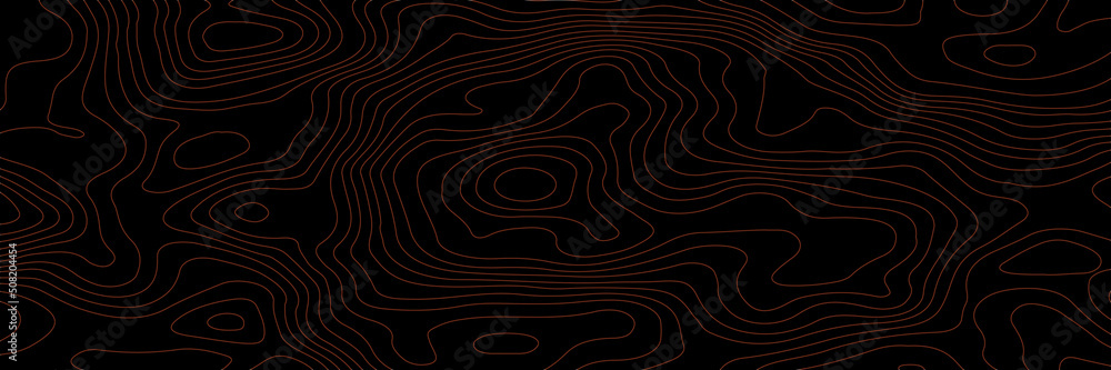 Abstract background with topographic lines .Digital Contour curve dot ...