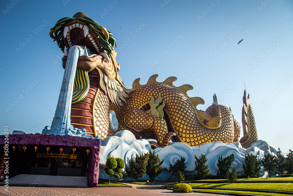 Dragon Paradise Park Suphan buri in Thailand Stock Photo | Adobe Stock