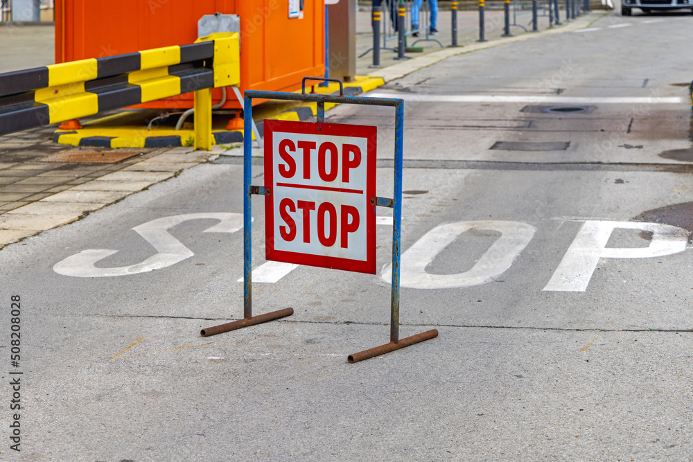 Poster Stop Sign Ramp – Wall Art | UkPosters