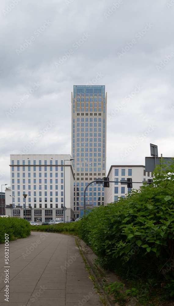 Unity Centre Tower (formerly Szkieletor Kraków). Multifunctional ...