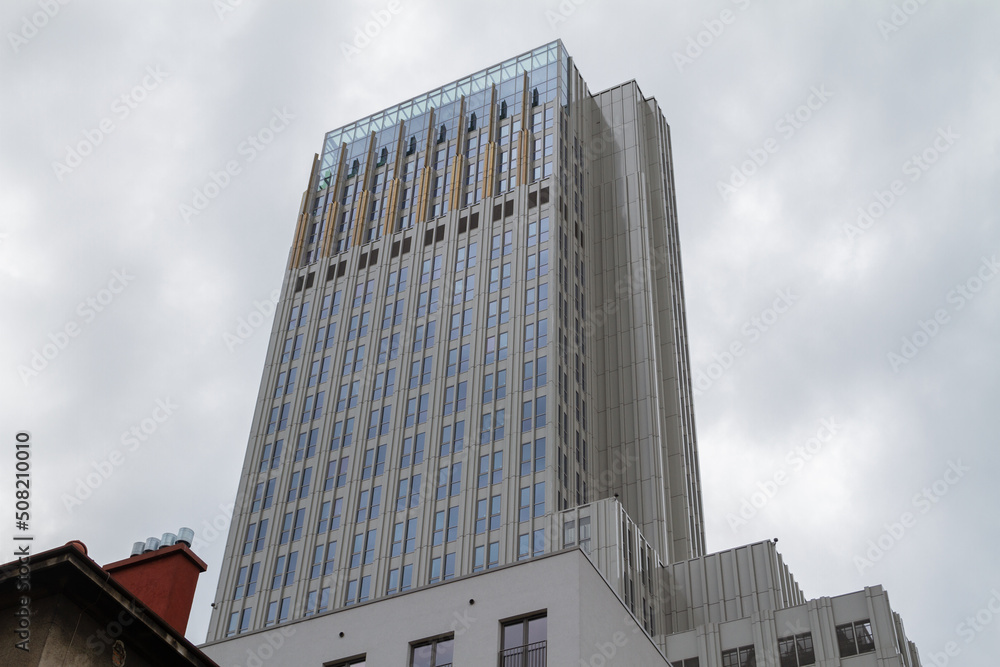 Unity Centre Tower (formerly Szkieletor Kraków). Multifunctional ...