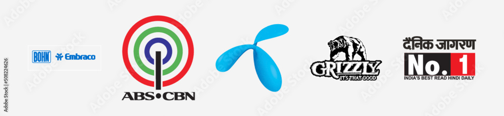 Stockvector bohn Embraco Logo, Dainik Jagran Logo, ABS CBN Logo ...