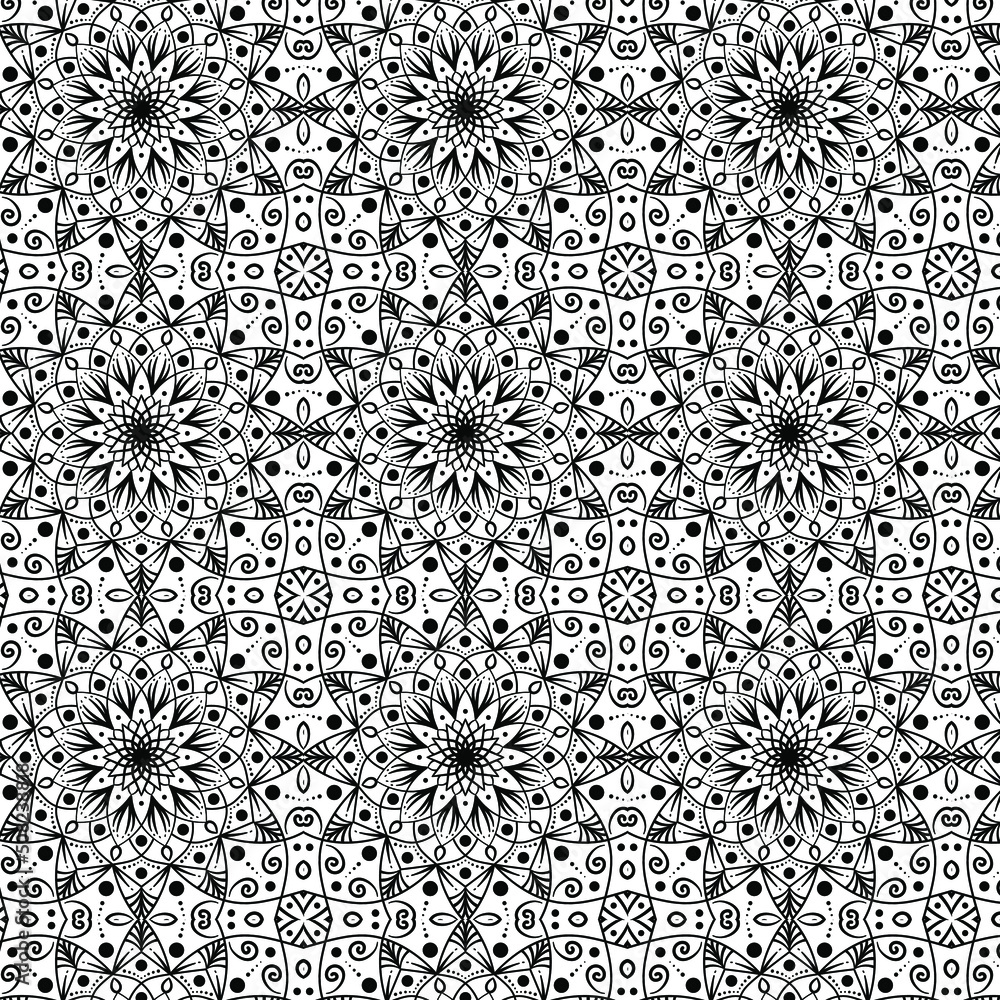 mandala ornament islamic pattern for print textile or paper oriental ...