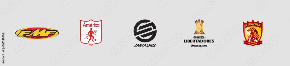 Libertadores da América Logo, FMF Exhaust Logo, Guangzhou Evergrande ...